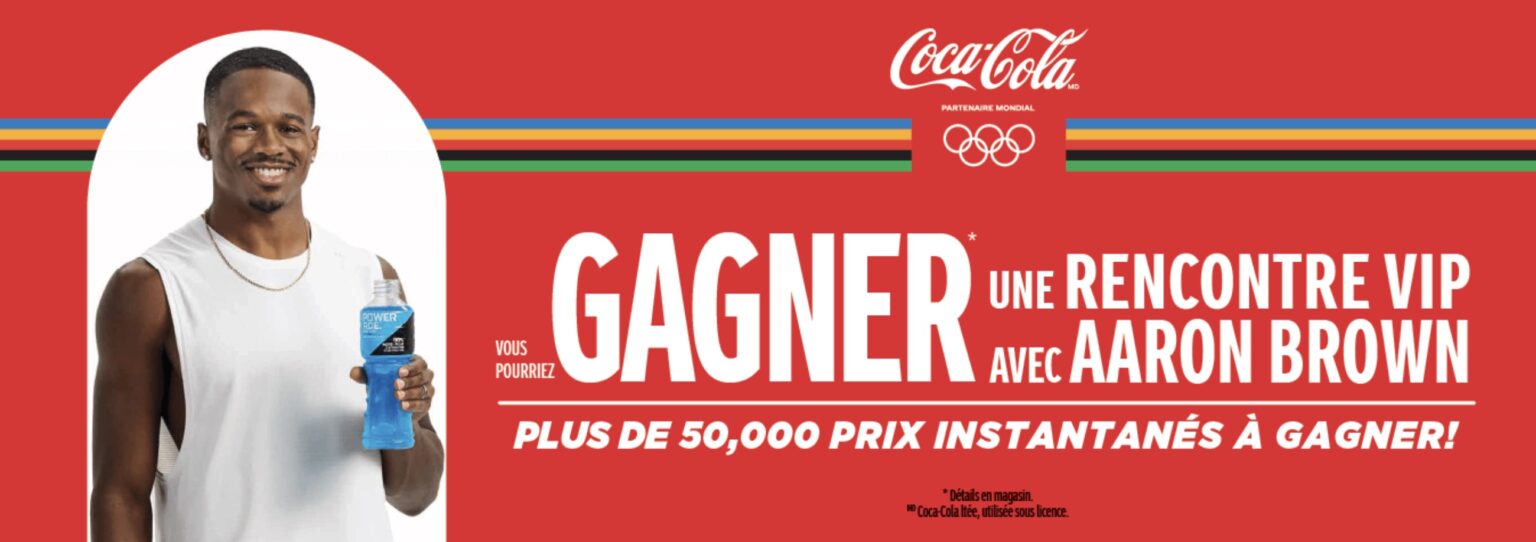 Terminé: Concours Rencontrez Aaron Brown avec Couche-Tard et Coca-Cola