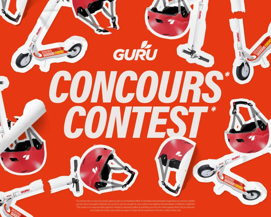 Terminé: Gagnez une trottinette électrique de 800$ avec GURU Boisson ...