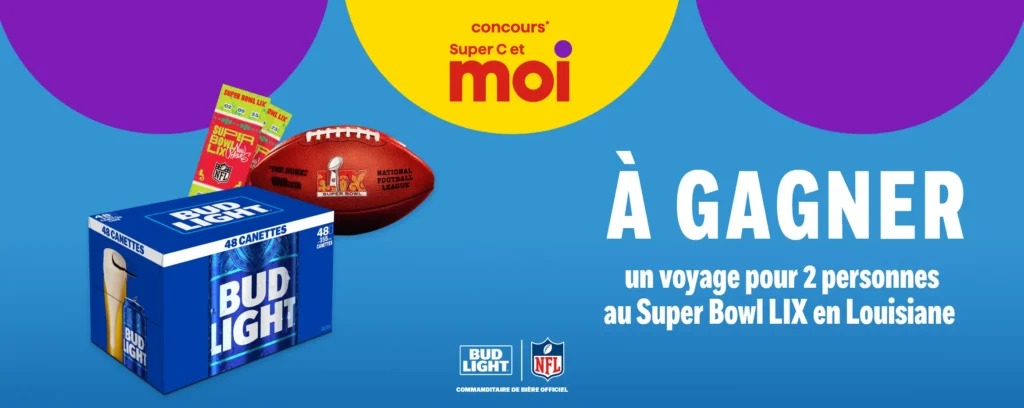 Terminé: Gagnez un séjour mémorable pour le Super Bowl LIX en Louisiane!